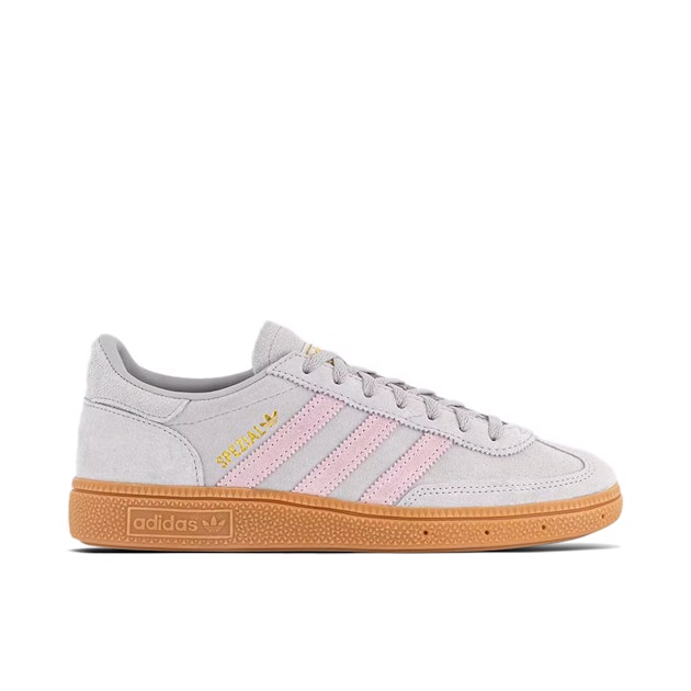 Adidas Handball Spezial Grey Clear Pink Womens | JR3083 | Laced
