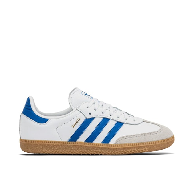 Adidas Samba OG White Blue GS | JP5482 | Laced