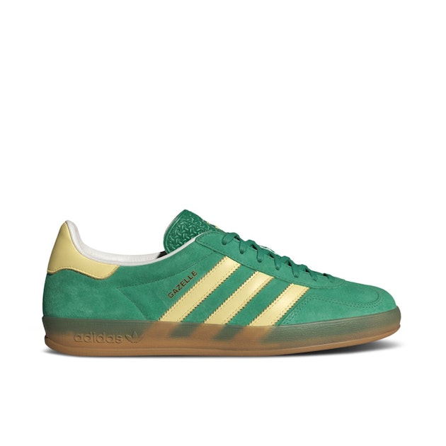 Adidas Gazelle Indoor Semi Court Green Almost Yellow | IH7500 | Laced