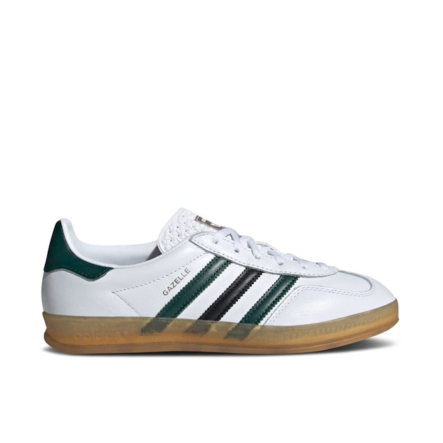 Adidas Gazelle Indoor Cloud White Collegiate Green Womens | IE2957 | Laced
