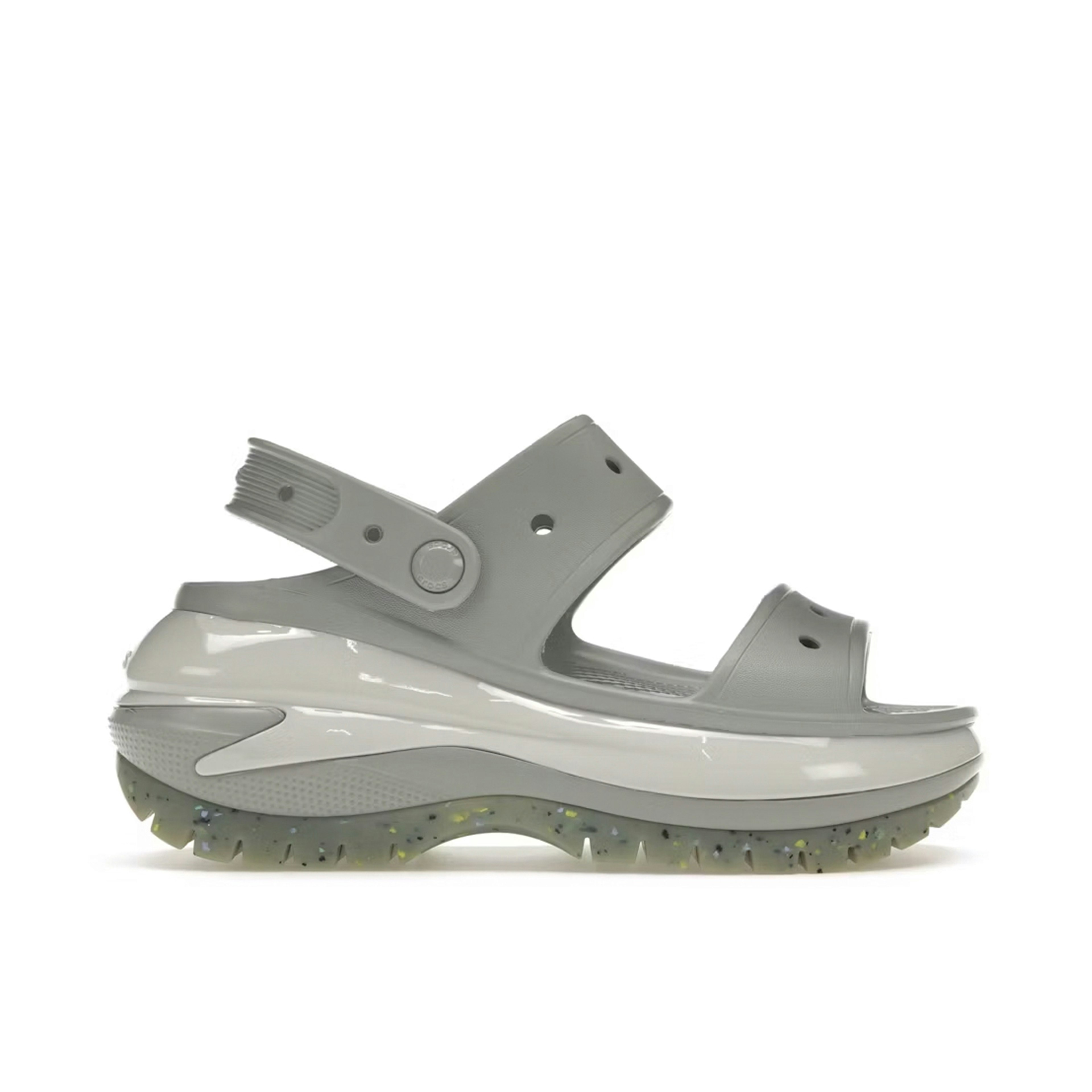 Crocs Mega Crush Sandal Light Grey | 207989-007 | Laced