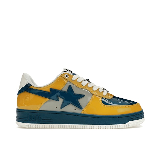 A Bathing Ape Bapesta Blue Yellow | 1I80191006 | Laced