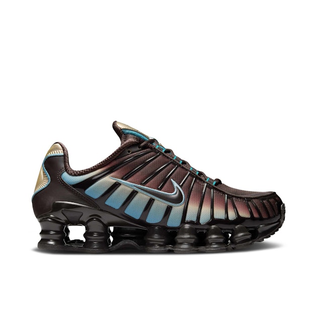 Nike Shox TL Velvet Brown Denim Turquoise Womens | IB4340-200 | Laced