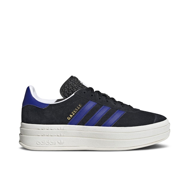 Adidas Gazelle Bold Core Black Lucid Blue | HQ4408 | Laced