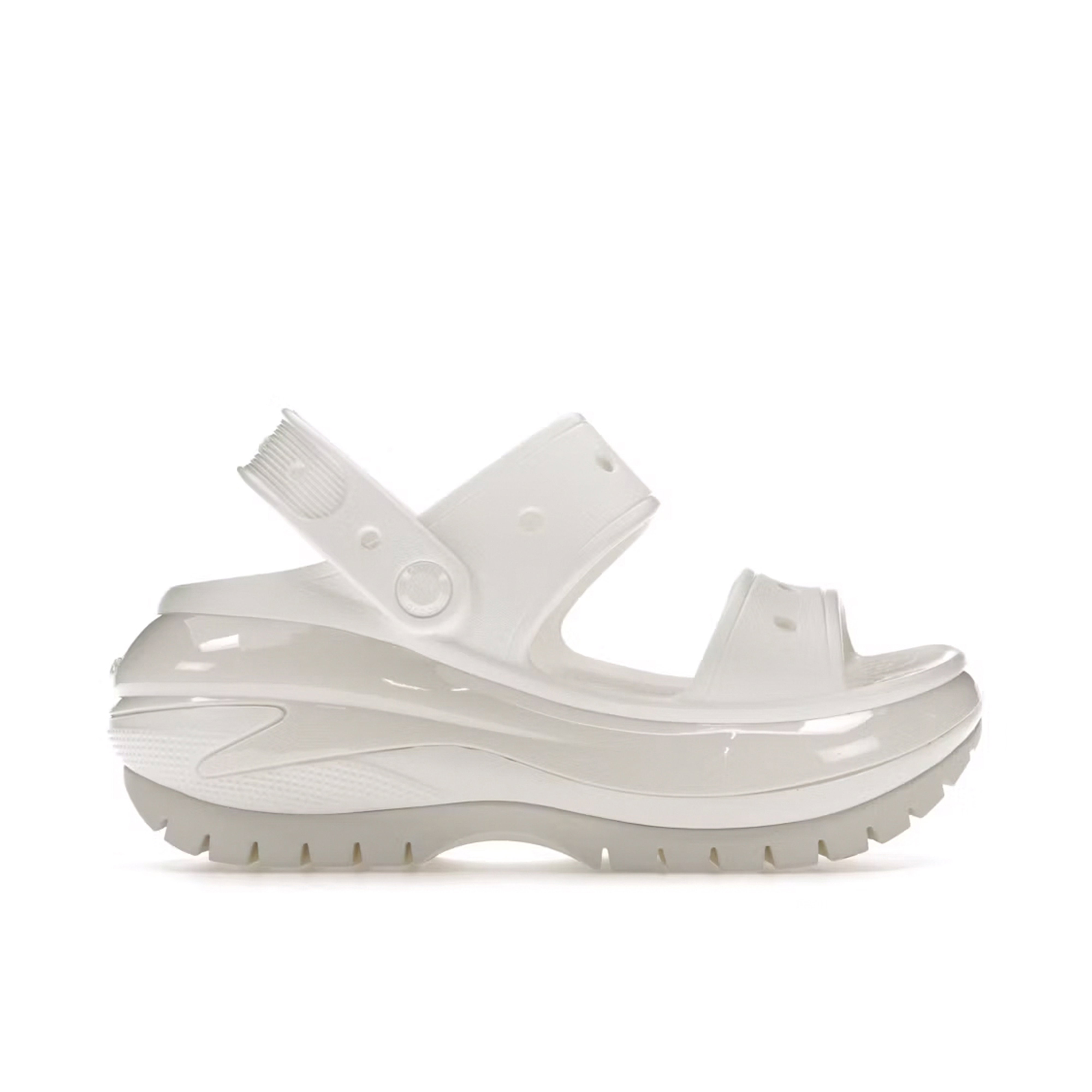 Crocs Mega Crush Sandal White | 207989-100 | Laced