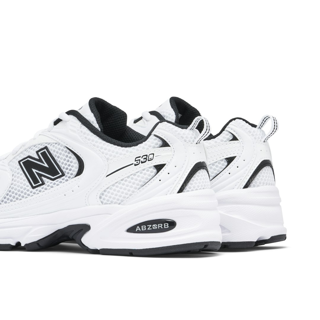 New Balance 530 White Black | MR530EWB | Laced