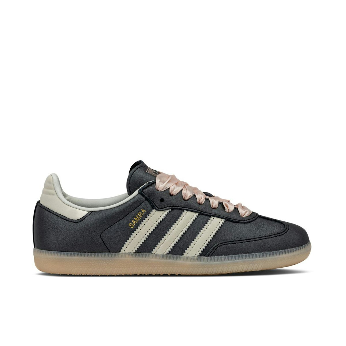 Adidas Samba OG Black Pink Ribbon Laces Womens | IH8047 | Laced