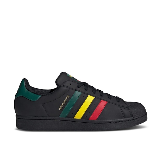 Adidas Superstar Rasta Black | IH3121 | Laced