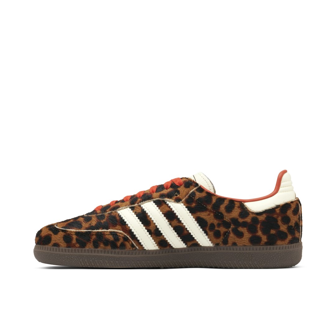 Adidas Samba OG Preloved Red Leopard Womens | JI2734 | Laced