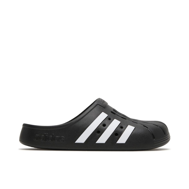 Adidas Adilette Clogs Core Black Cloud White | GZ5886 | Laced