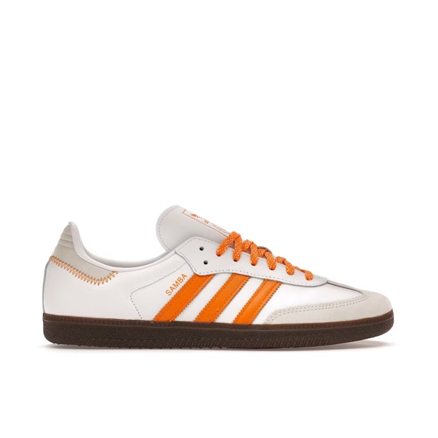 Adidas Samba OG Cloud White Orange Womens | IE6521 | Laced