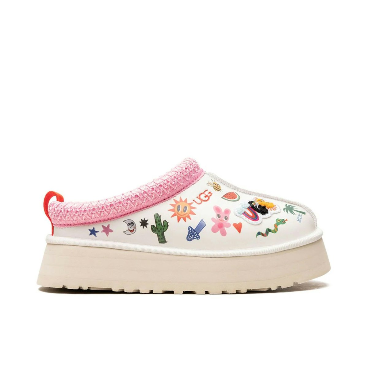 UGG Tazz Slipper Pop Sketch Womens | 1155751-WHT | Laced