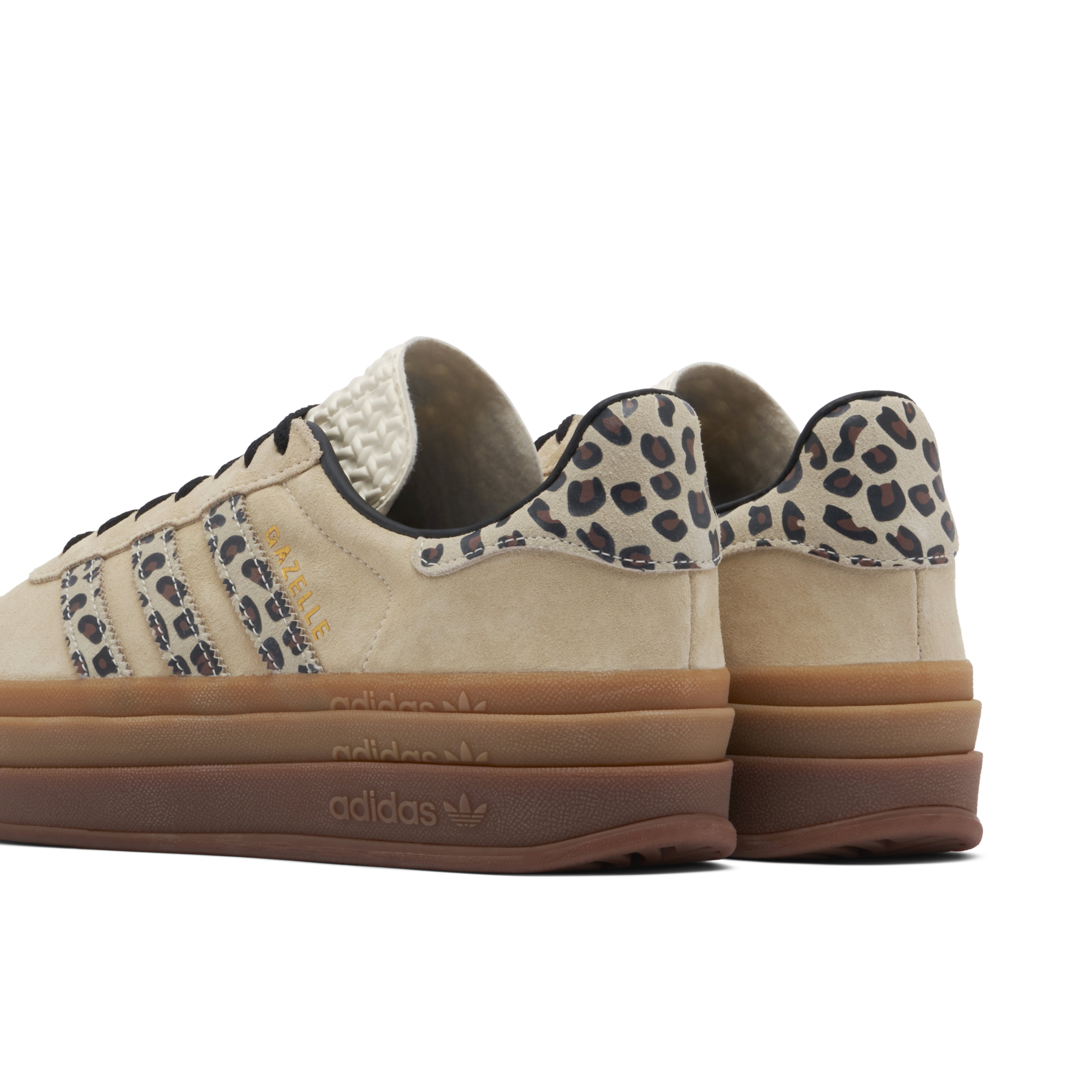 Adidas Gazelle Bold Cream Black Leopard Womens | JI1370 | Laced