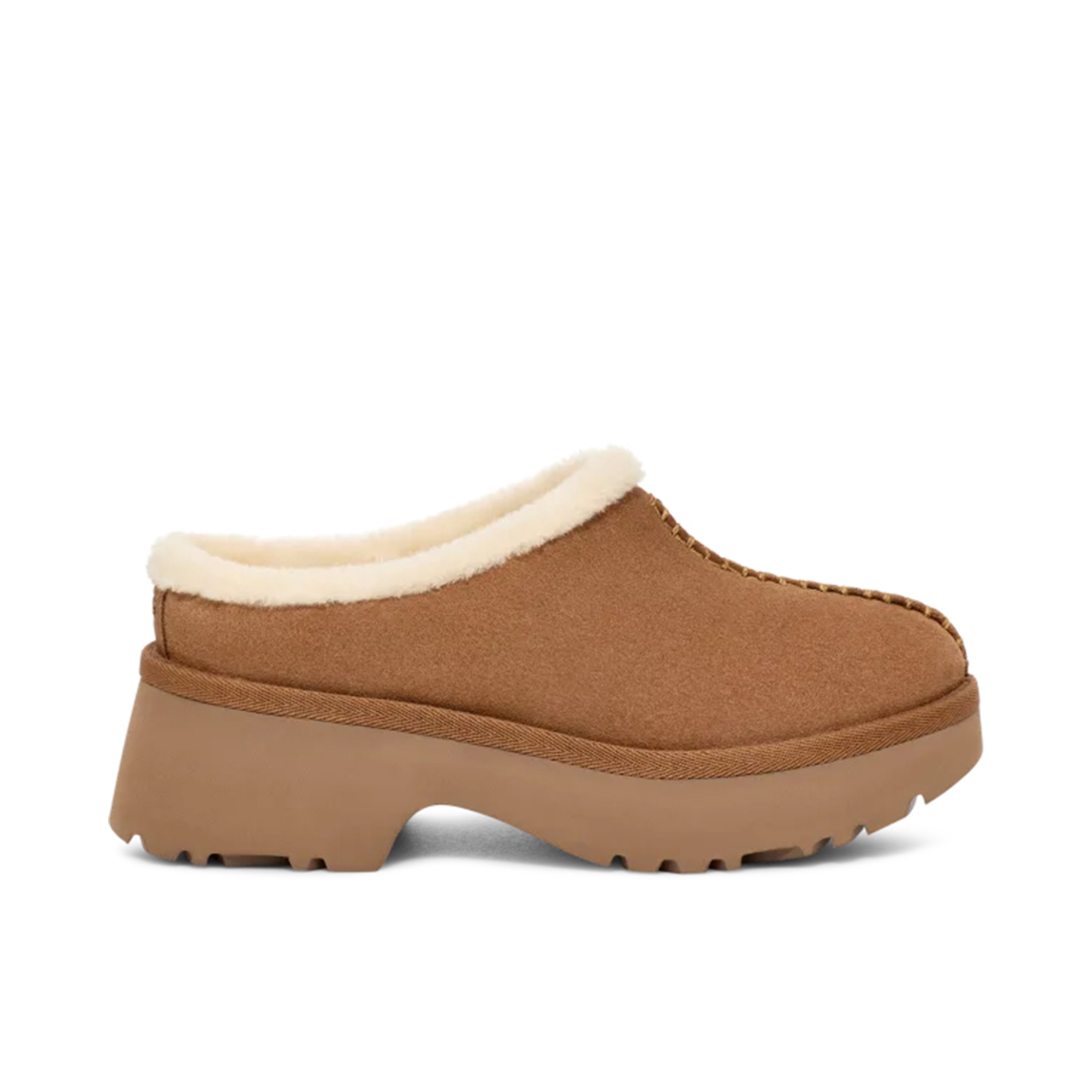 UGG New Heights Cozy Clog Chestnut Womens | 1162510-CHE | Laced