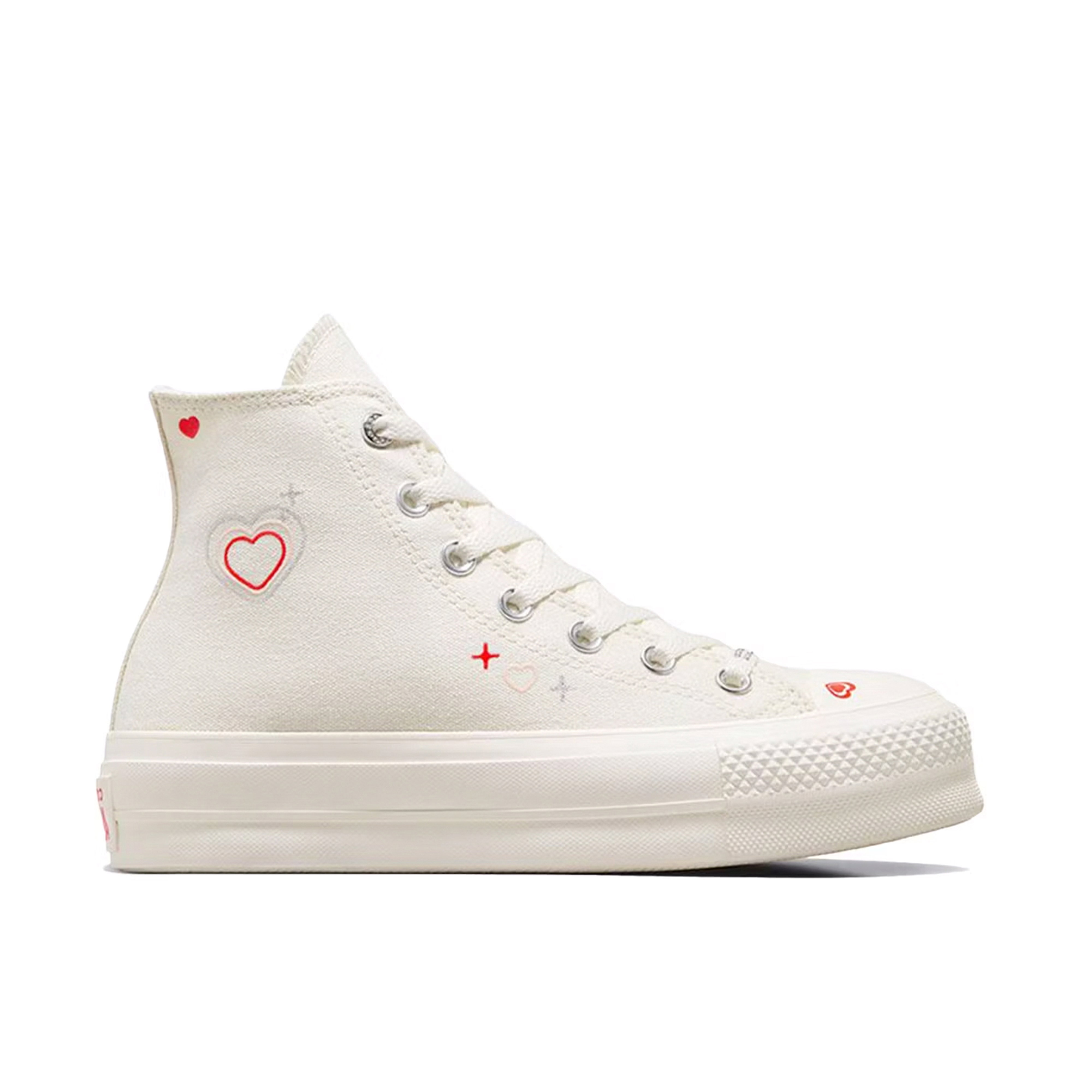 Converse Chuck Taylor All Star Lift Hi Y2K Heart Egret Womens | A09114C ...
