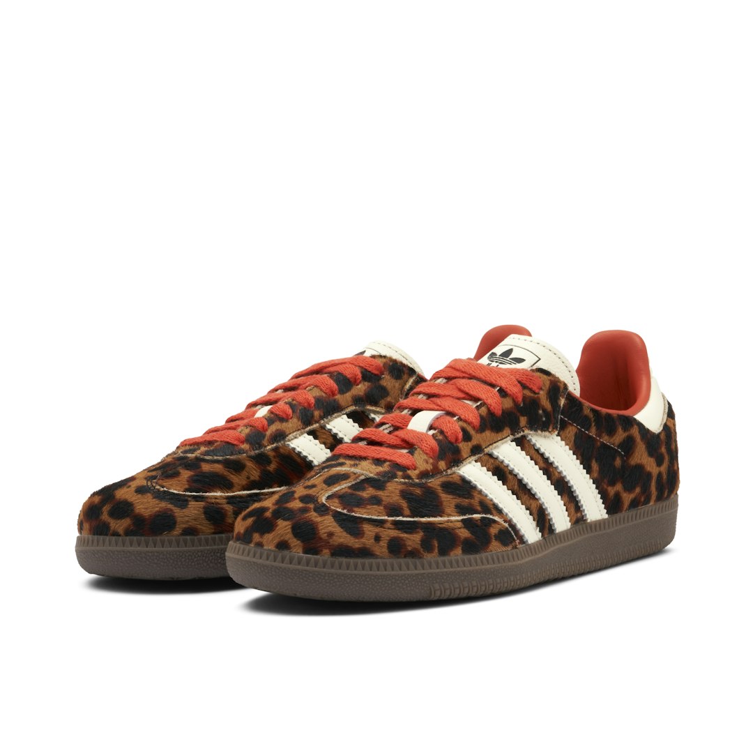 Adidas Samba OG Preloved Red Leopard Womens | JI2734 | Laced