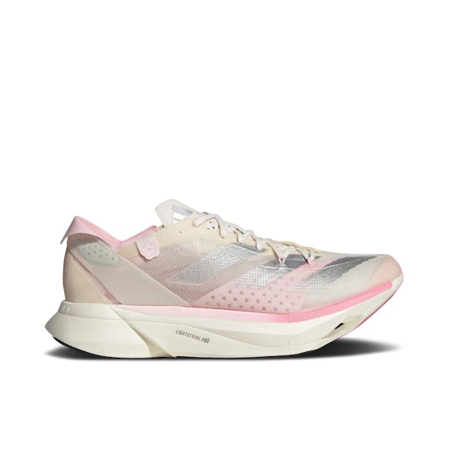 Adidas Adizero Adios Pro 3 Chalk White Silver Metallic Clear Pink ...