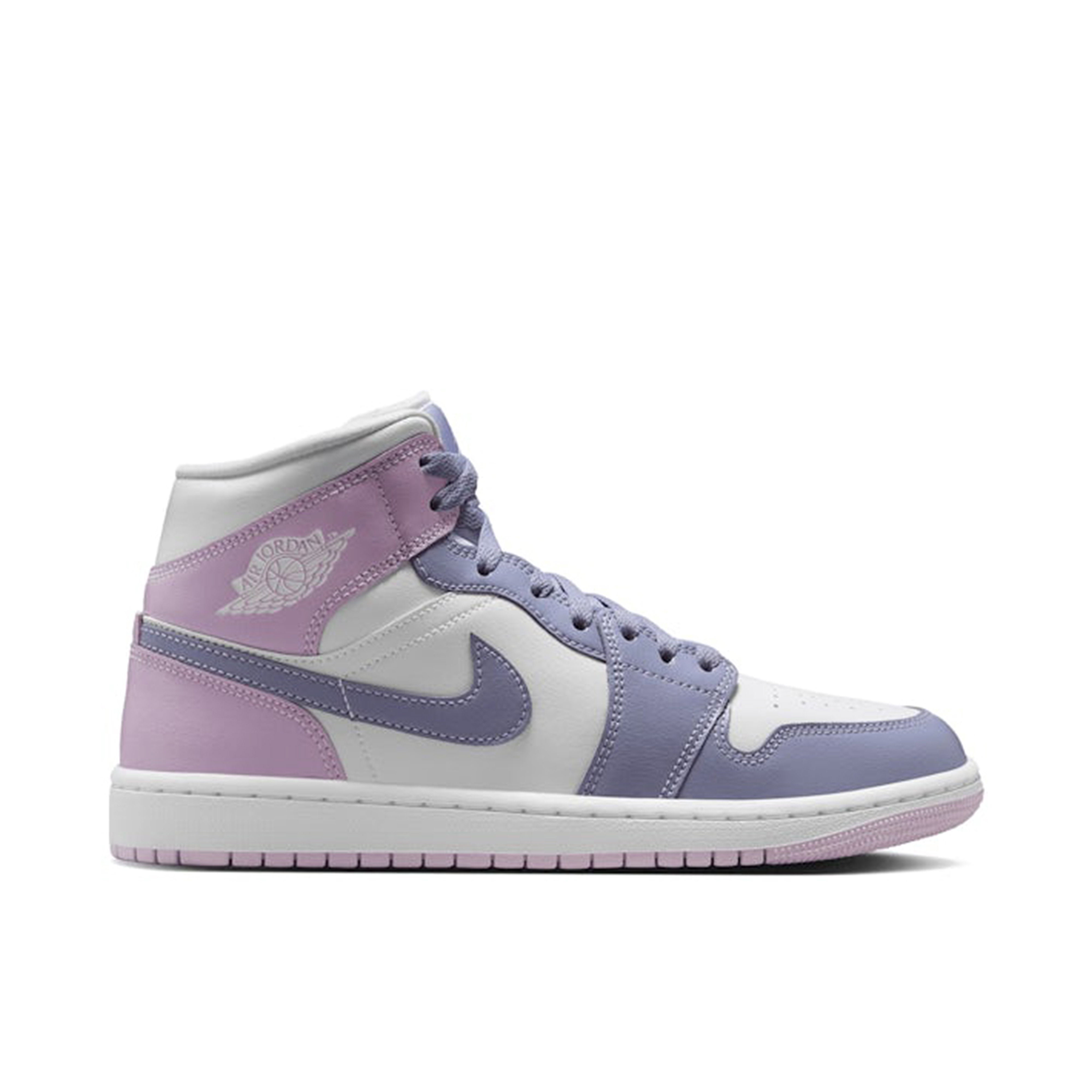Air Jordan 1 Mid Indigo Haze Doll White Womens | BQ6472-510 | Laced