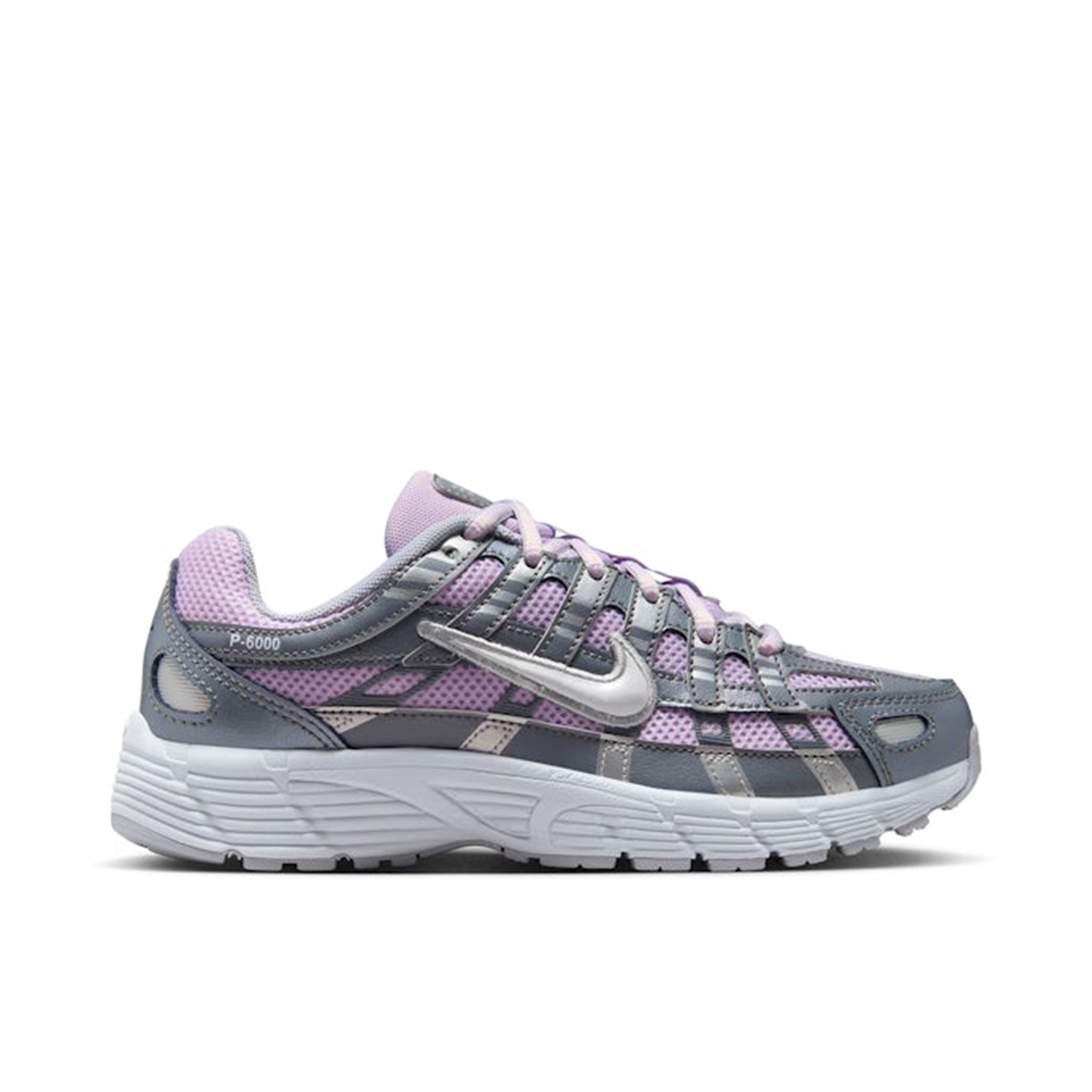 Nike P-6000 Doll Smoke Grey Metallic Silver White GS | HV5064-500 | Laced
