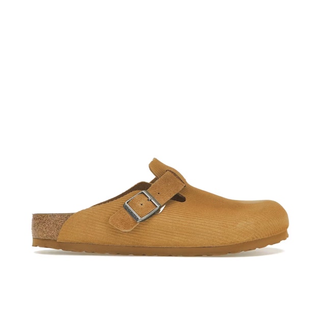 Birkenstock Boston Embossed Corduroy Suede Cork Brown | 1025647/1025668 ...