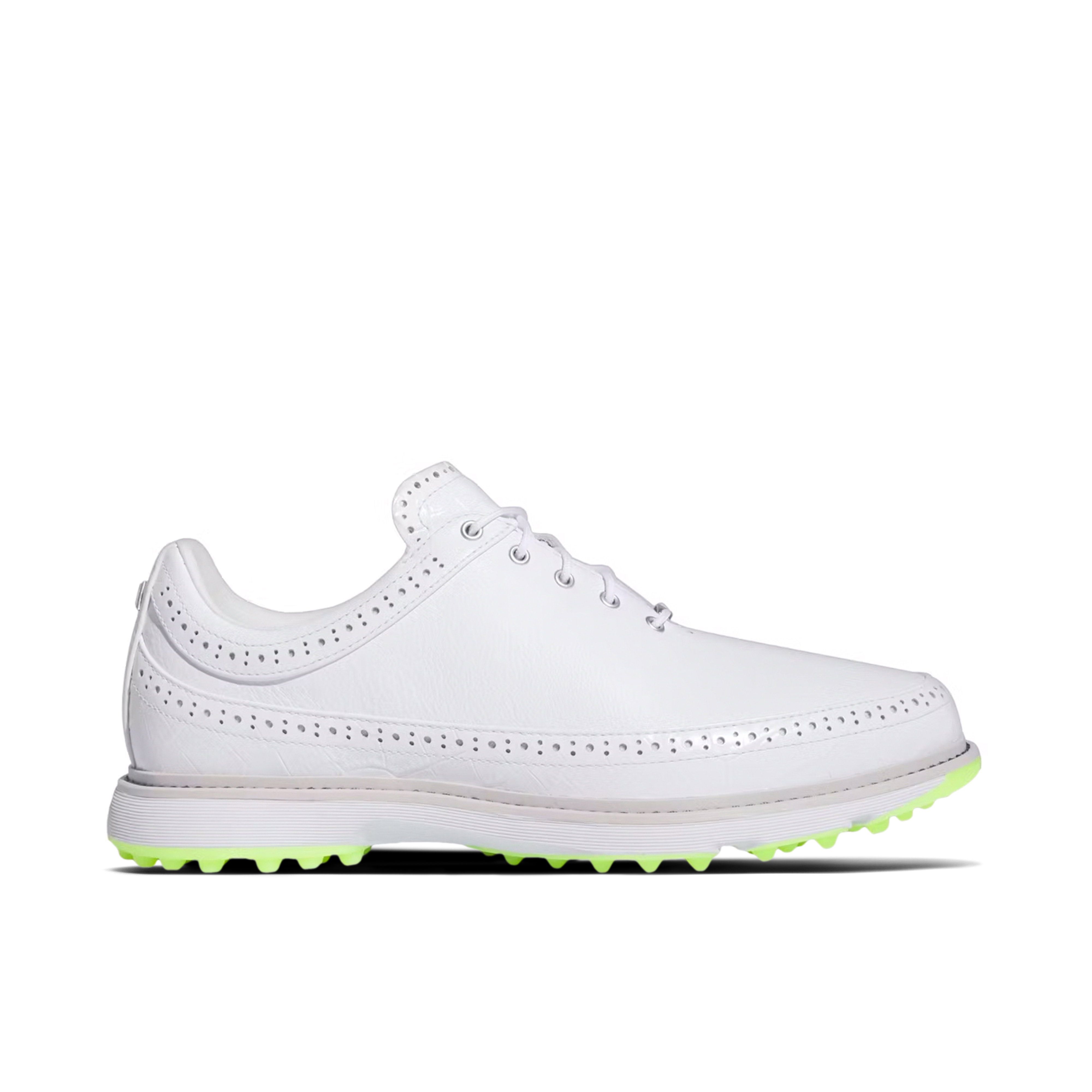 Adidas MC80 Spikeless Golf Cloud White Matte Silver Lucid Lemon ...