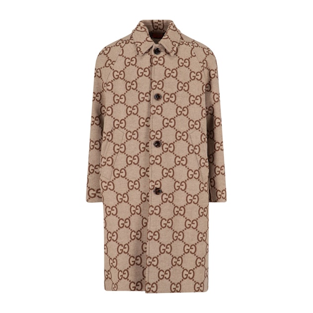 Gucci Monogram Logo Coat | 698708ZAIT62183 | Laced