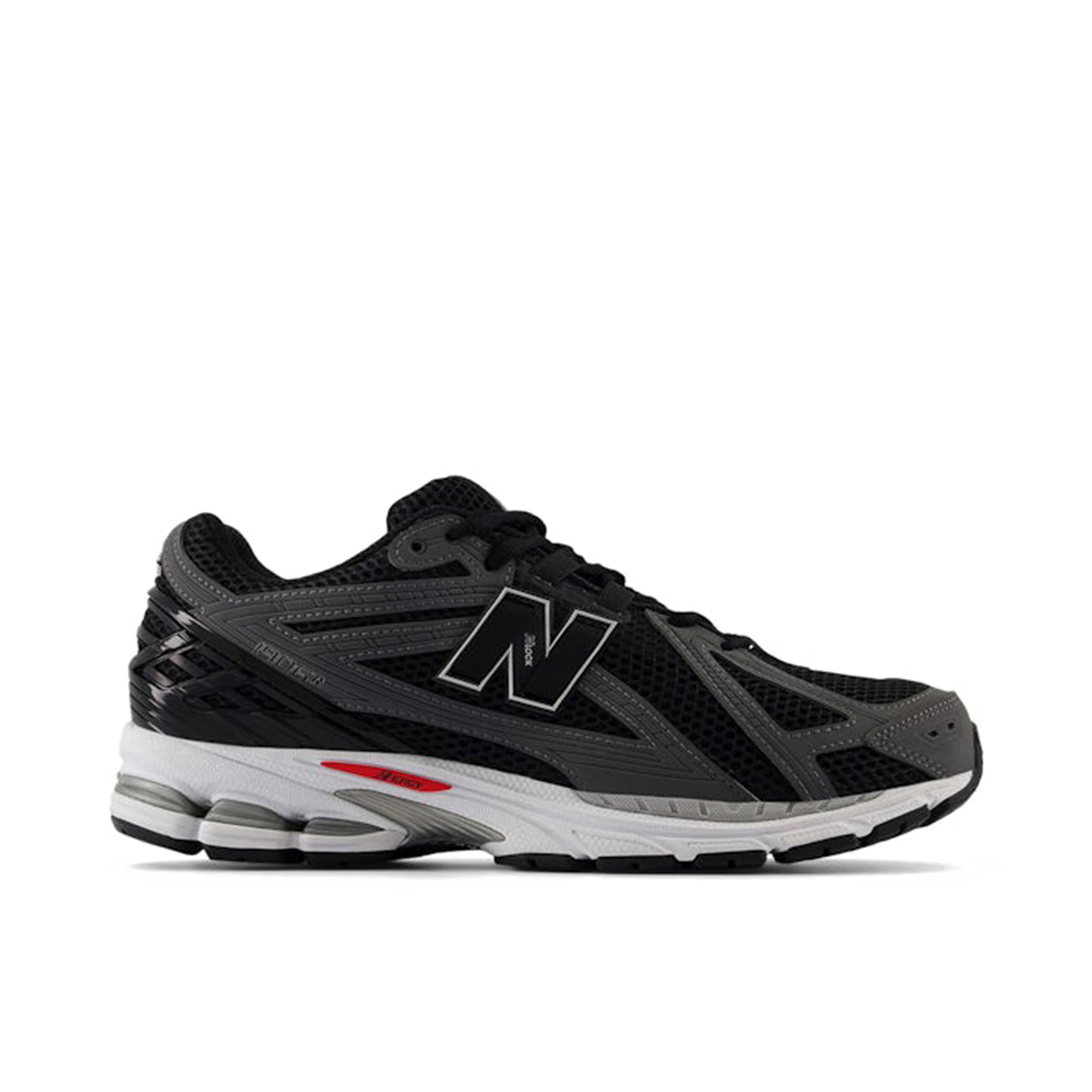 New Balance 1906R Black Team Red Castlerock | U1906RCB | Laced