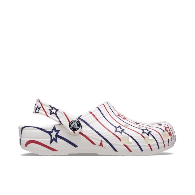 Crocs Classic Clog Stars and Stripes | 208877-94S | Laced