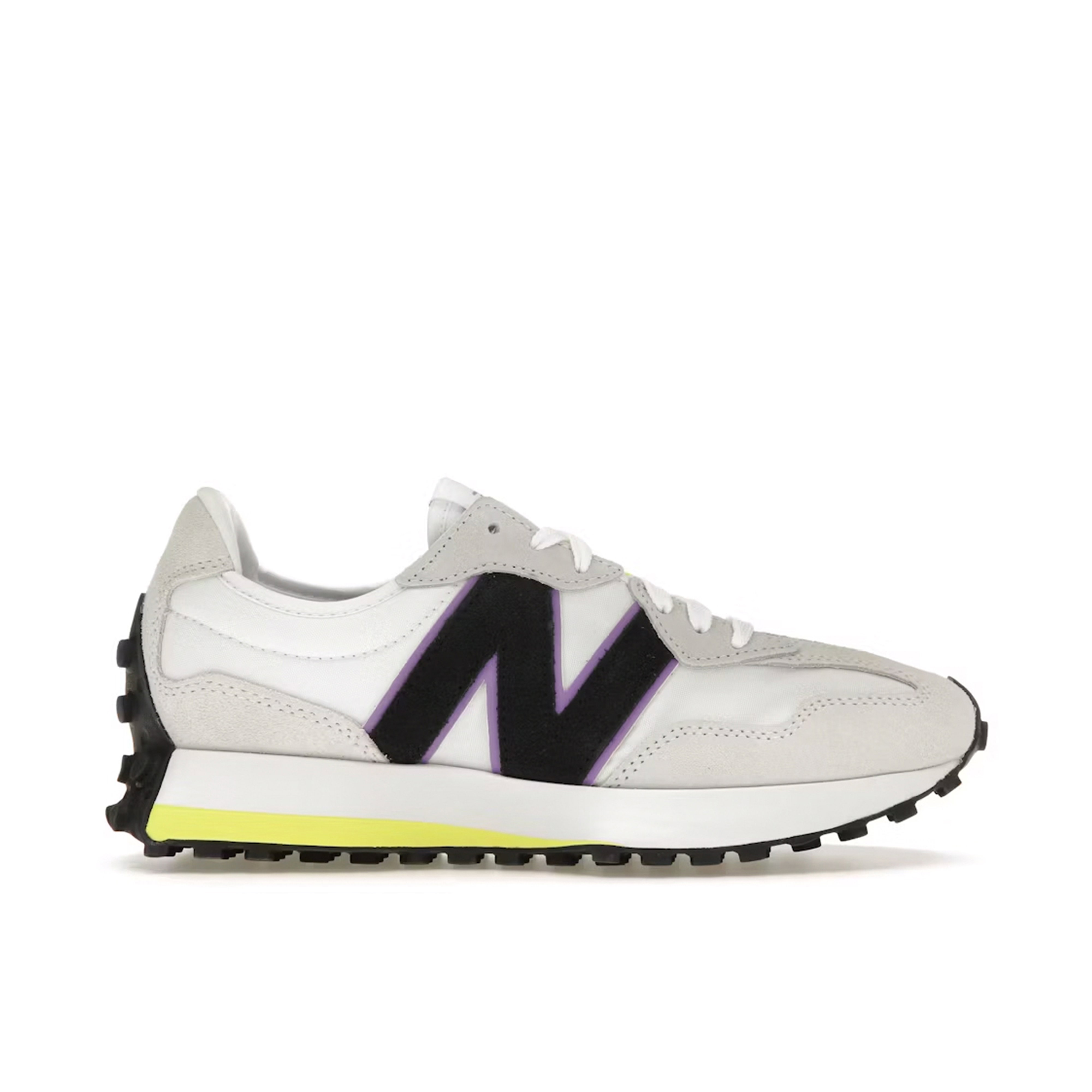 New Balance 327 Grey White Reflection Yellow Womens | WS327NB | Laced