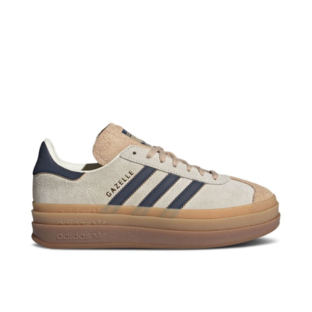Adidas Gazelle Bold Cream Night Indigo Womens | JQ5126 | Laced