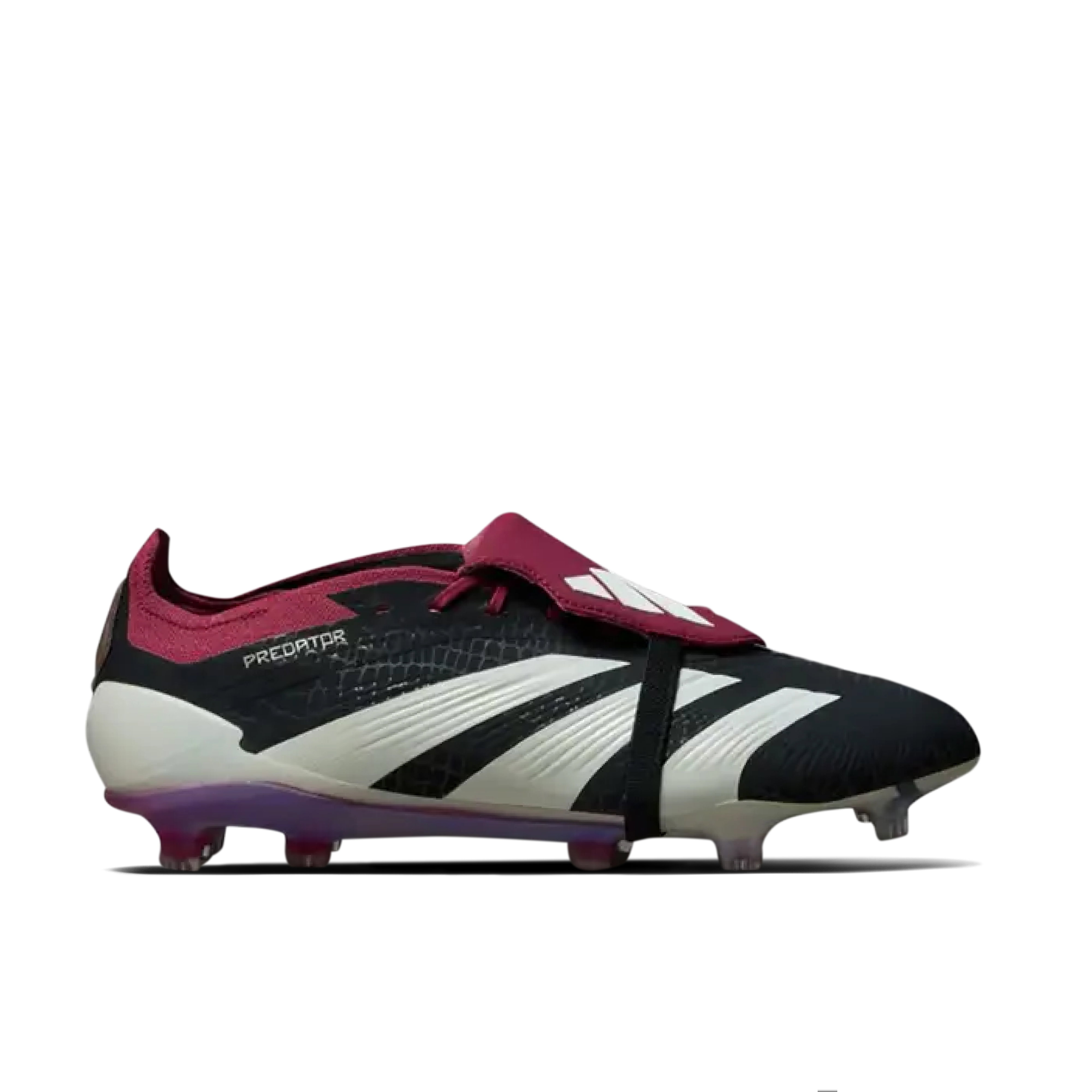 adidas Predator Elite Boots Black Burgundy | IF8897 | Laced
