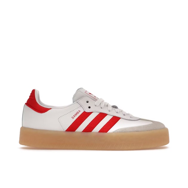 Adidas Sambae White Better Scarlet Gum Womens | ID0438 | Laced