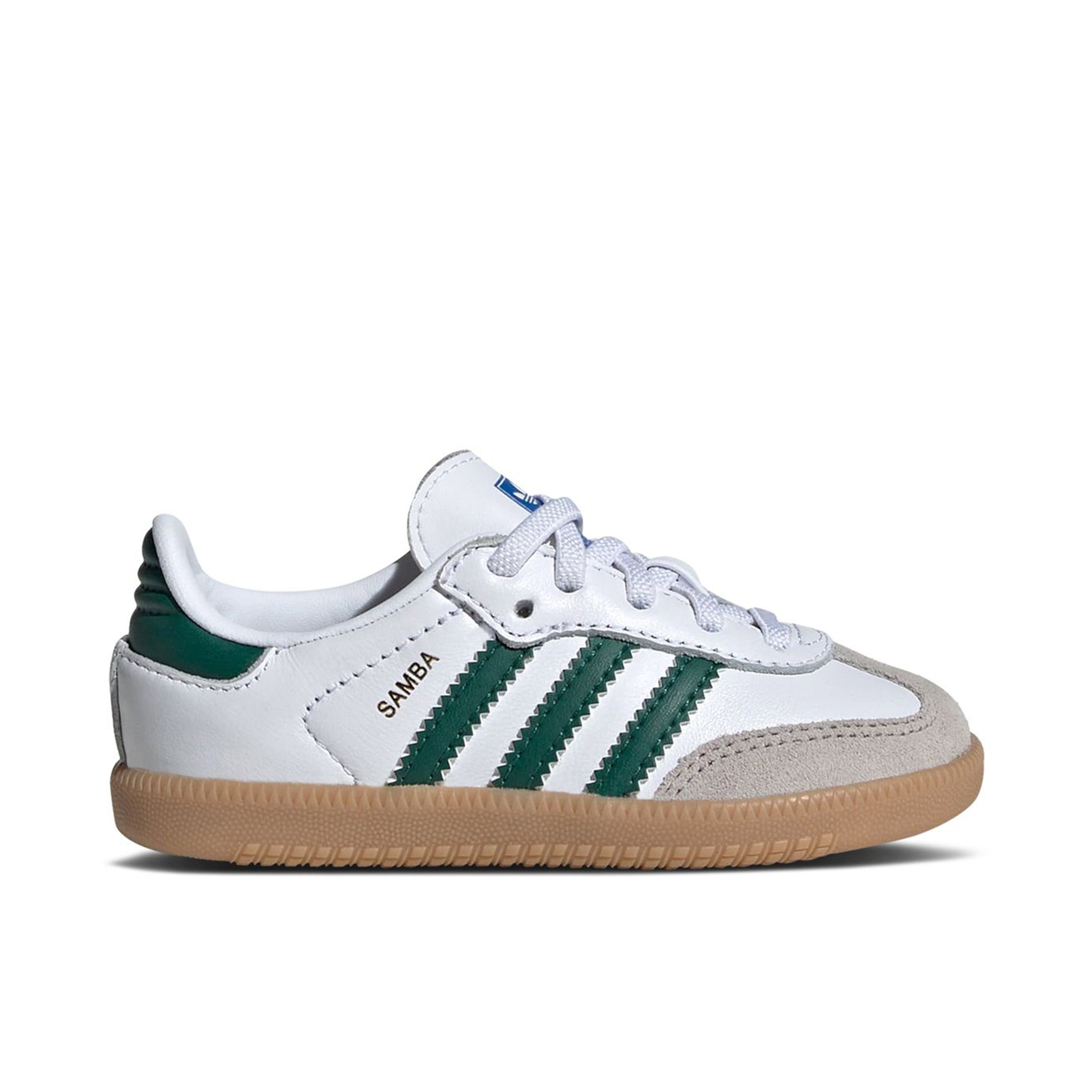 Adidas Samba OG Kids Cloud White Collegiate Green | IE1337 | Laced