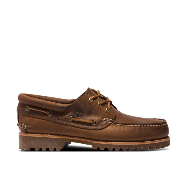 Timberland 3-Eye Lug Boat Shoe Dark Brown | TB-0A62FW943 | Laced