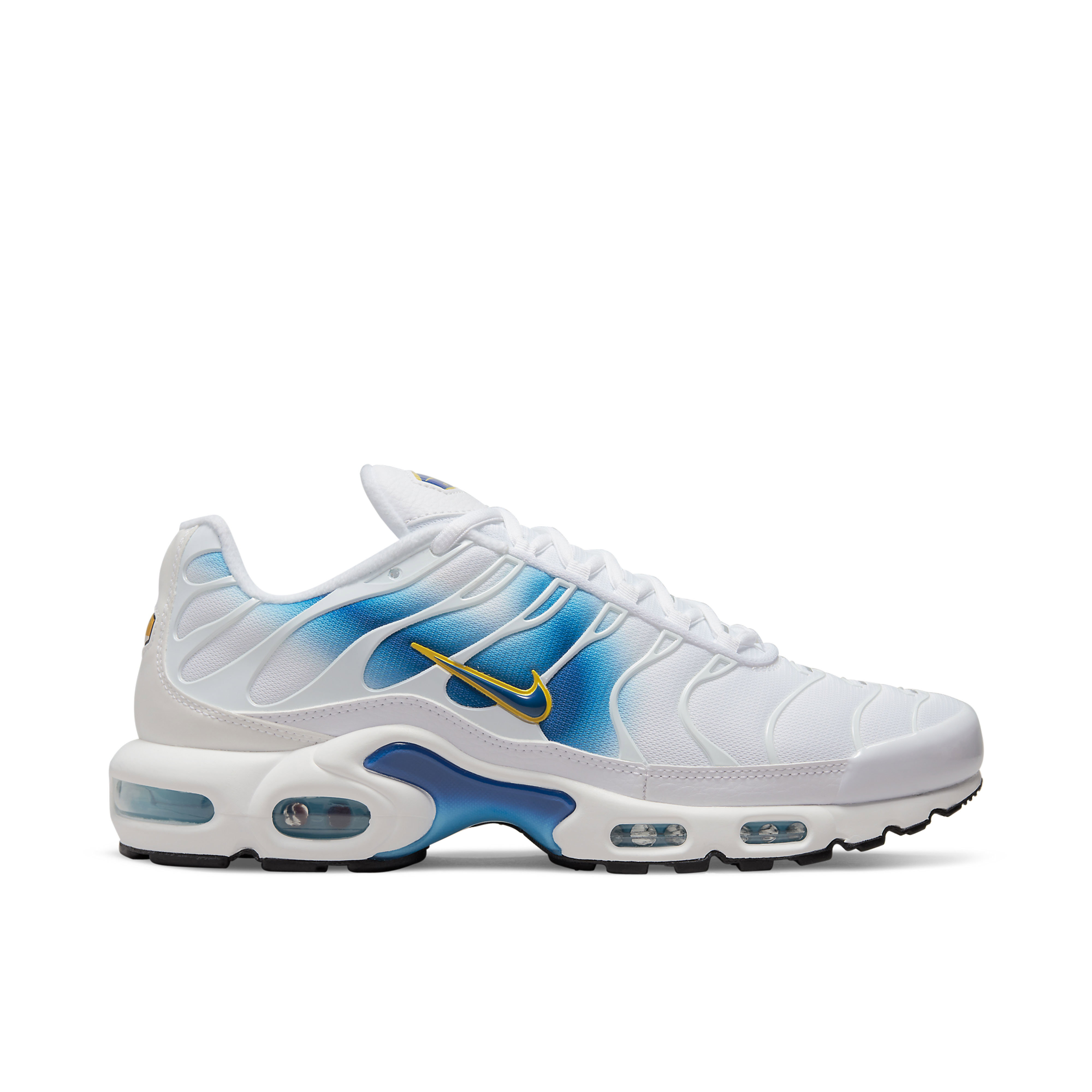 Nike Air Max Plus Spray Paint Swoosh White Blue | DX8962-100 | Laced