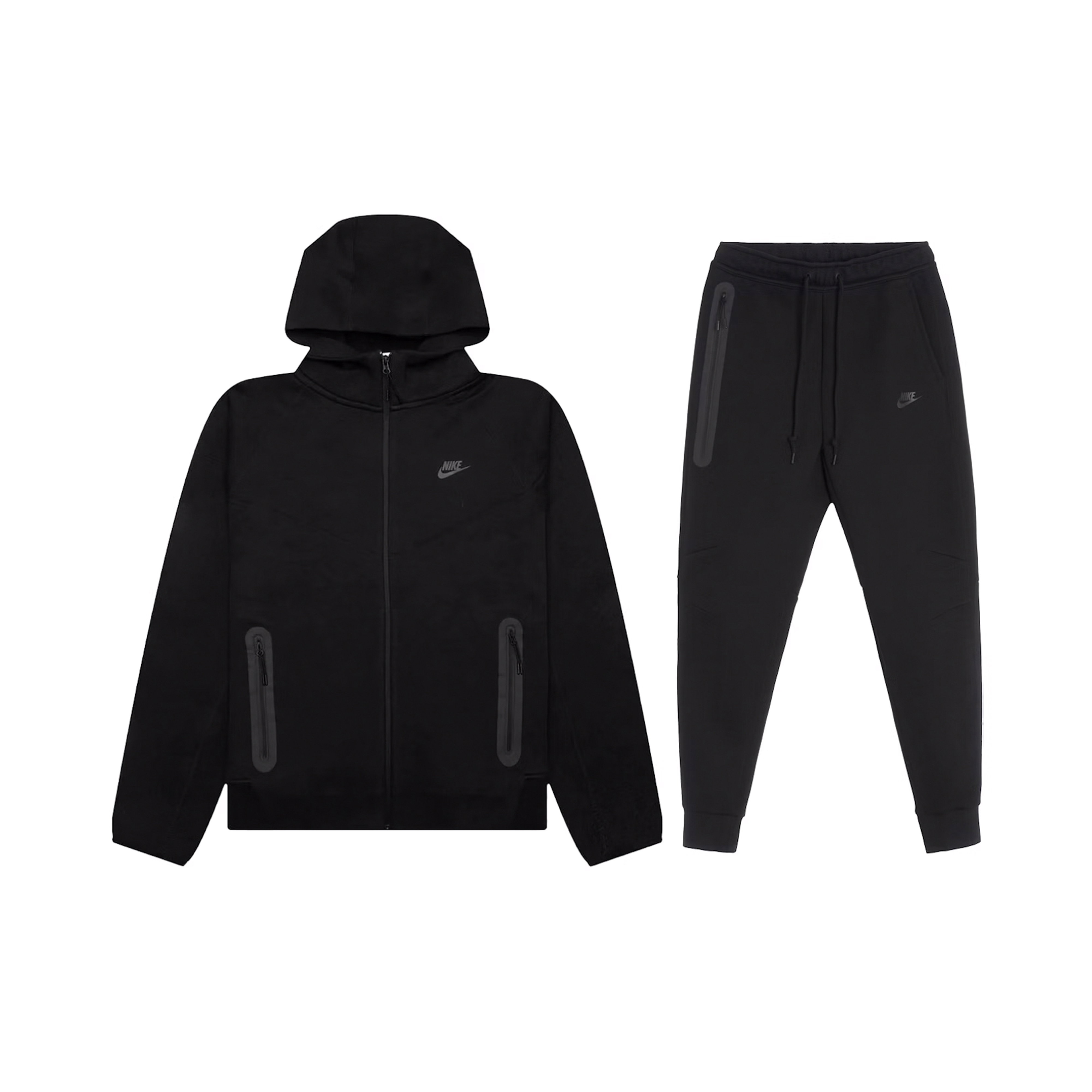 Nike Sportswear Tech Fleece Full-Zip Hoodie Black | CU4489-010 | Laced
