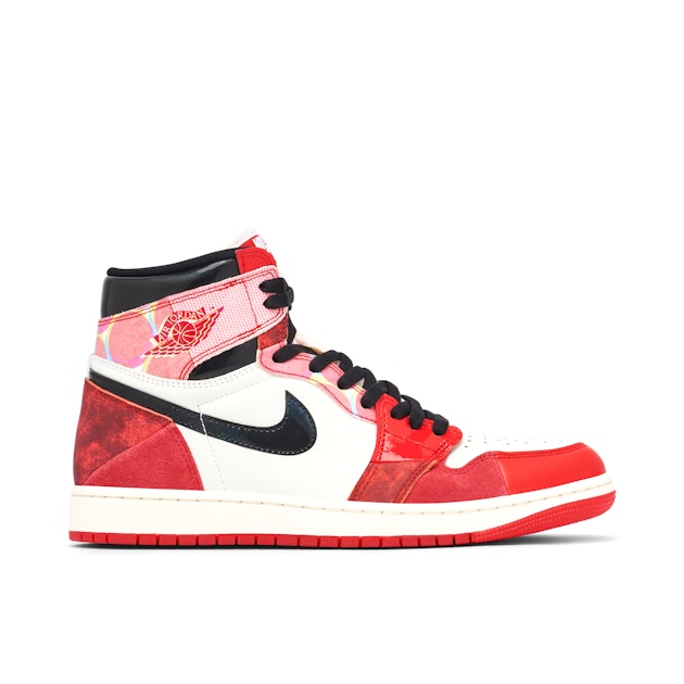 Air Jordan 1 High x Spider-Man Across The Spider-Verse Red Black ...
