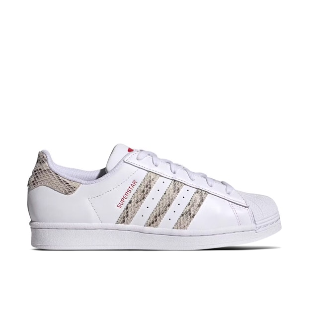 Adidas Superstar White Snakeskin Womens | HQ1918 | Laced