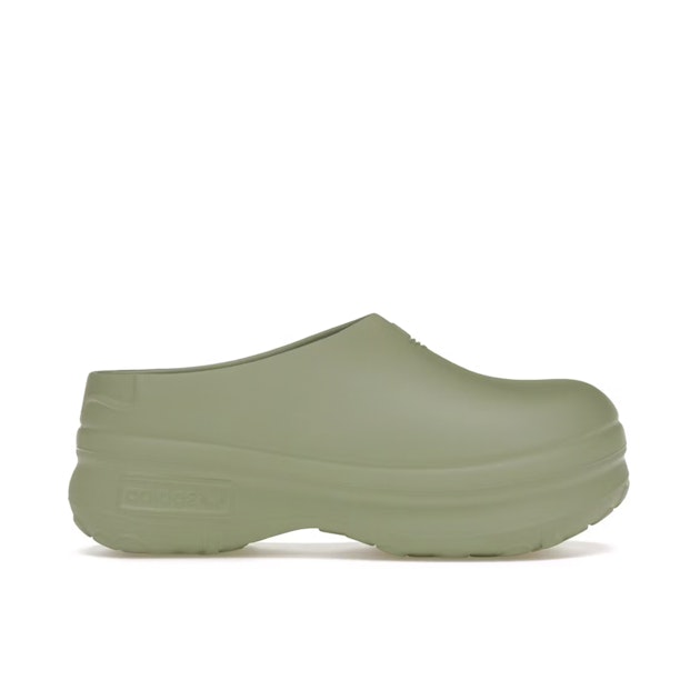 Adidas adiFOM Stan Smith Mule Silver Green Womens | IE7053 | Laced