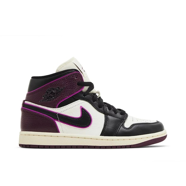 Air Jordan 1 Mid SE Bordeaux Womens | FQ7818-101 | Laced