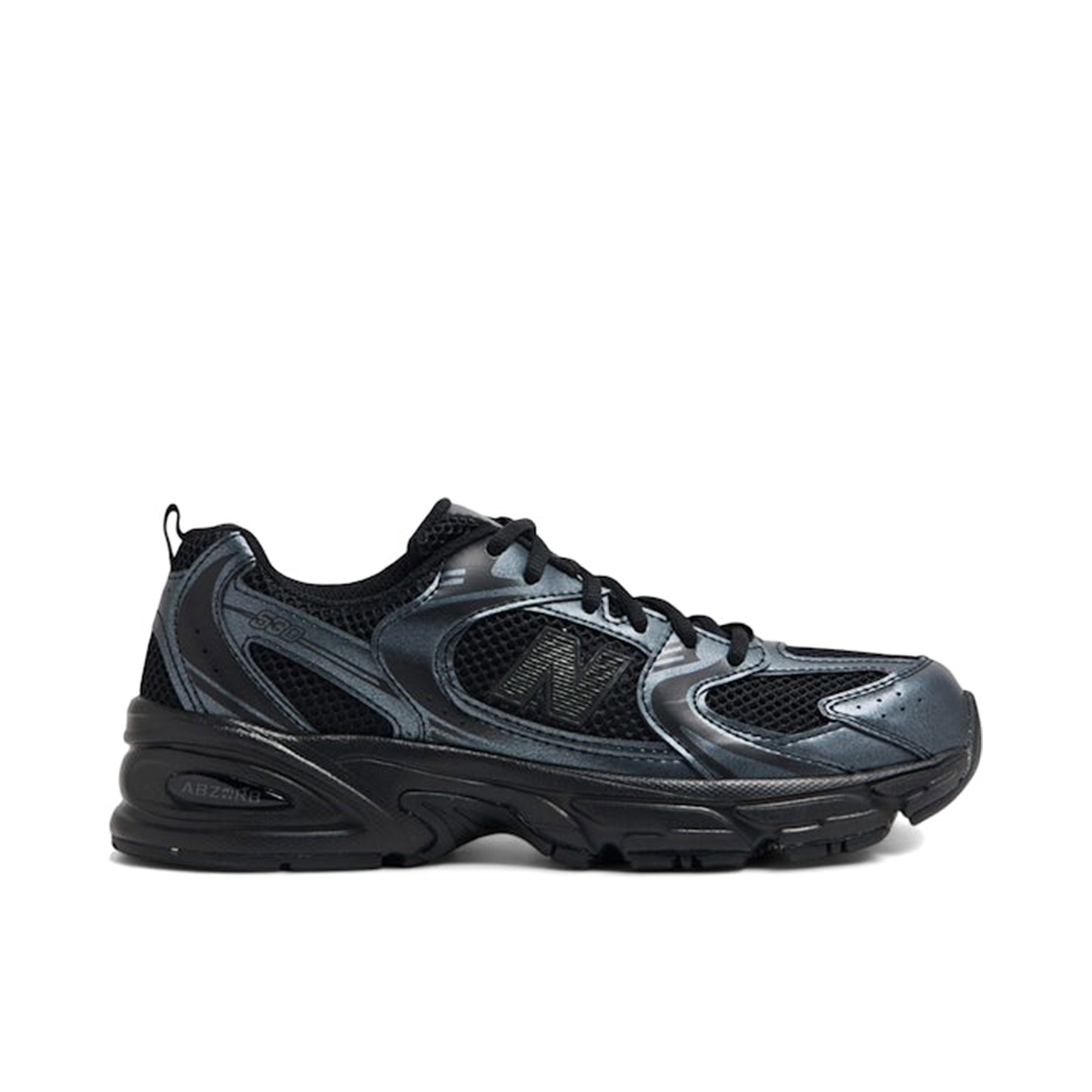 New Balance 530 Black Dark Grey GS | GR530PB | Laced