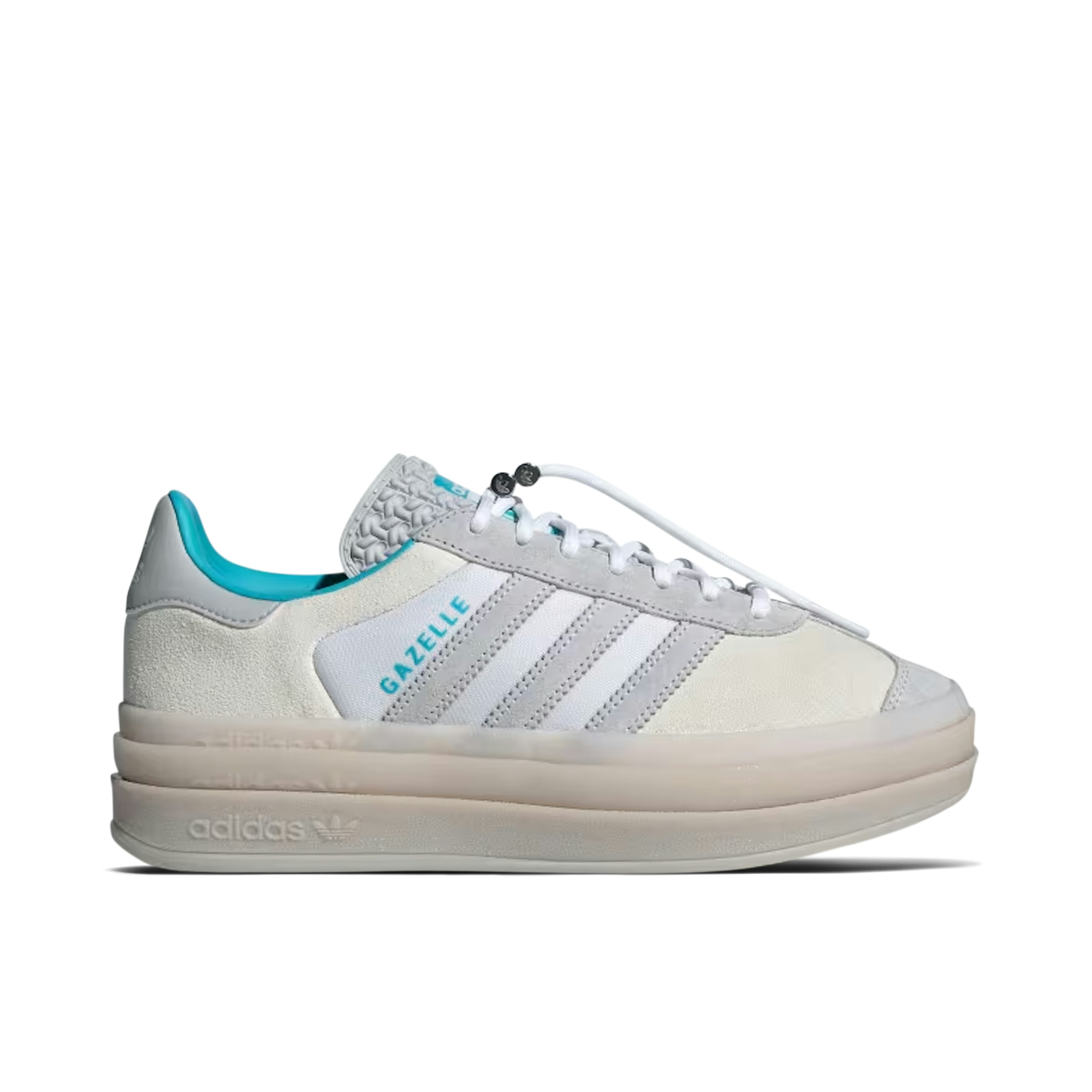 Adidas Gazelle Bold Cloud White Light Blue Womens | IH9992 | Laced