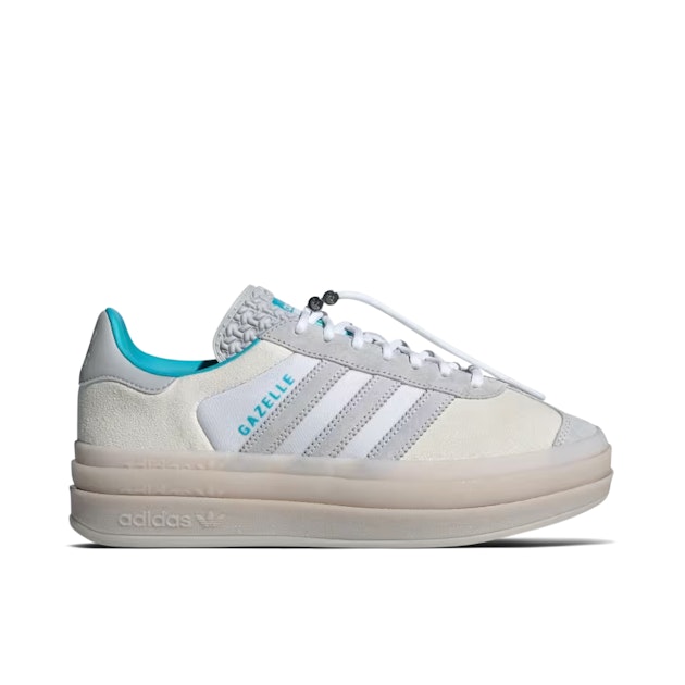 Adidas Gazelle Bold Cloud White Light Blue Womens | IH9992 | Laced
